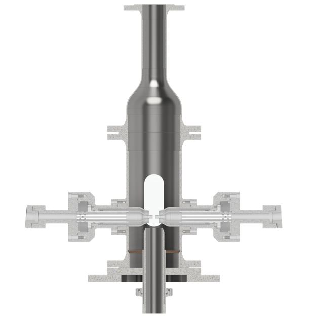 Pressure combustion chamber for investigating combustion processes ...